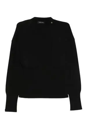 ANINE BING ANINE BING Logo Plaque Fine Knit Sweater