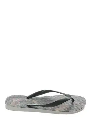 MC2 SAINT BARTH Tommy Camouflage-print Flip-flops - Black
