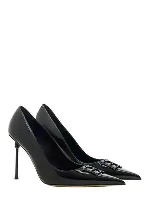 Elisabetta Franchi Patent-leather Pumps - Black