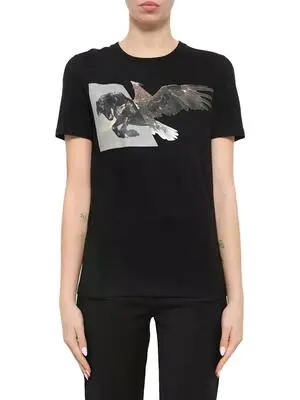 Neil Barrett Graphic Print T-shirt - Black