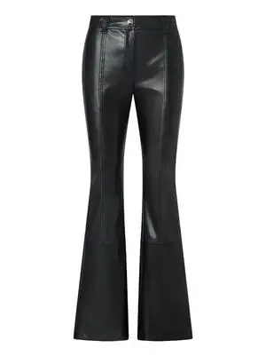 Liu Jo Coated Fabric Trousers - Black