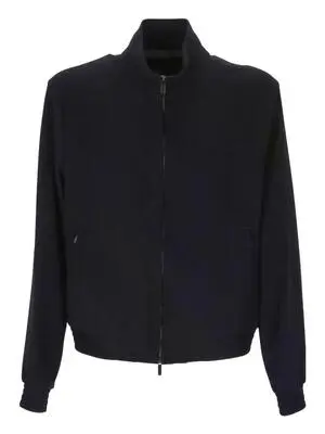 EMPORIO ARMANI Emporio Armani Zip-Up Ribbed-Trim Jacket