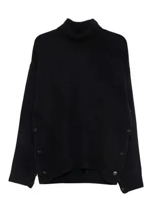 FRENKEN Frenken Button-Detail Roll-Neck Knitwear