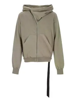Rick Owens Asymmetric Zip-up Hoodie - Grey