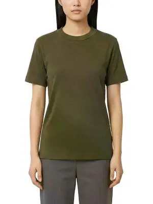Fear Of God Ribbed Logo Patch T-shirt - Green