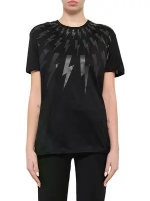 Neil Barrett Graphic Print T-shirt - Black