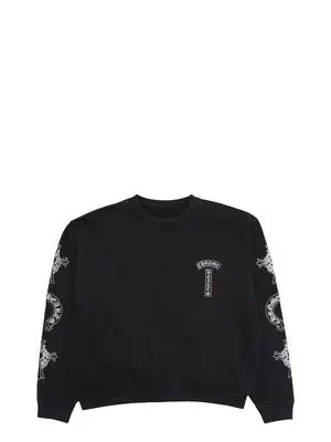 Chrome Hearts Logo Print Sweatshirt - Black
