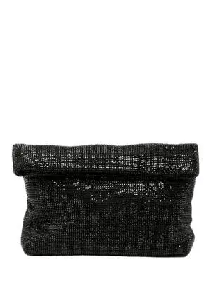 TWENTY FOURHAITCH Crystal-embellished Clutch Bag - Black