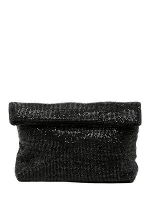 TWENTY FOURHAITCH Crystal-embellished Clutch Bag - Black