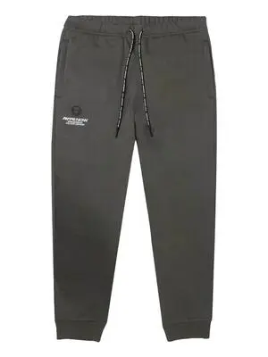 AAPE BY *A BATHING APE Moonface-patch Track Pants - Grey
