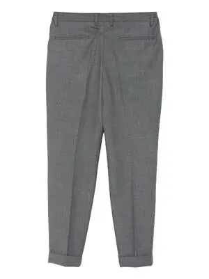 Alpha Industries Pleated Front Cuffed Trousers - Grey