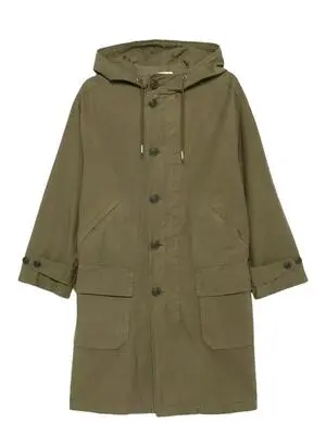 NILI LOTAN Nili Lotan Hooded Button-Up Parka Coat