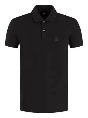 C.P. COMPANY Metropolis Series Logo-patch Polo Shirt