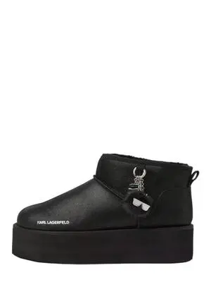 Karl Lagerfeld Thermo Charms Boots - Black