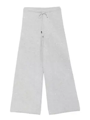 Antonelli Firenze Sequin Embellished Drawstring Trousers - Grey