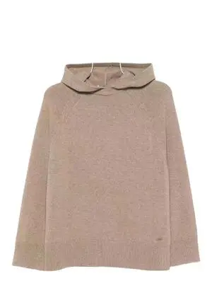 Max Mara Raglan-sleeve Cashmere Hoodie - Neutrals