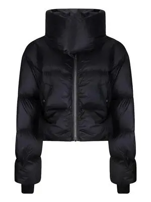RICK OWENS Rick Owens Funnel-Neck Cropped Puffer Jacket