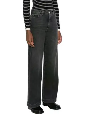 NINE:INTHE:MORNING Faded Wide-leg Jeans - Grey