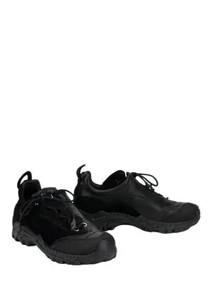Our Legacy Gabe Panelled Leather Sneakers - Black