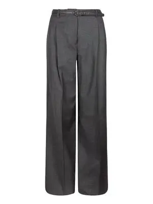 MAX MARA Max Mara Belted Flannel Trousers