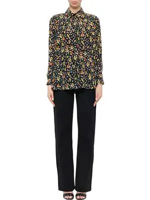 GIVENCHY Givenchy Floral Print Long Sleeve Shirt
