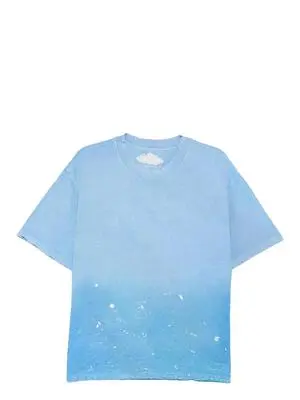 PALE CLOUD Graphic-print T-shirt - Blue
