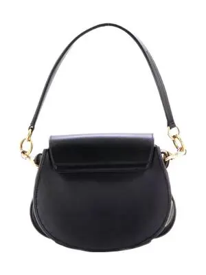 Chloé Chloé Tess Leather Small Shoulder Bag Black