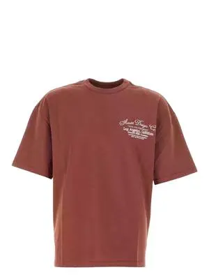 Amiri Logo-print T-shirt - Red
