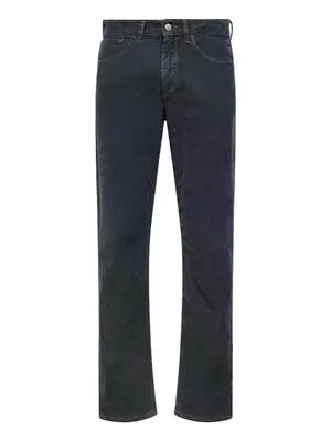MAISON MARGIELA Belt-loop Corduroy Trousers - Blue