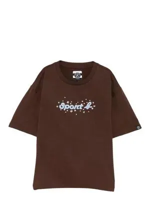 AGNES B. Spark Logo T-shirt - Brown