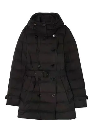 Burberry Audley Short Puffer Coat - Black