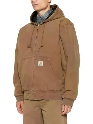 Carhartt Work In Progress Active Hooded Jacket - Brown