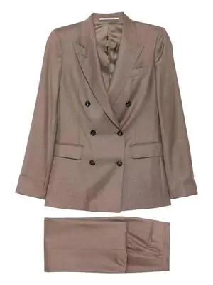 Tagliatore Double-breasted Suit - Brown