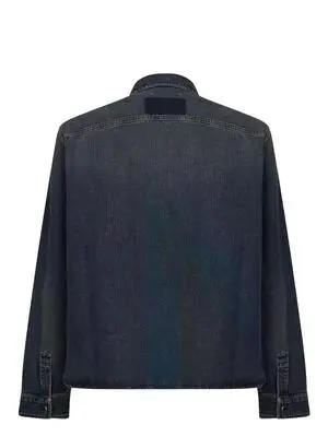 GOLDEN GOOSE Star-detail Denim Shirt - Blue