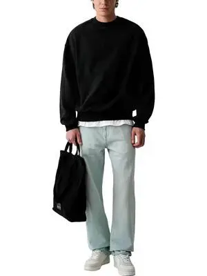 Adidas Embroidered Logo Sweatshirt - Black