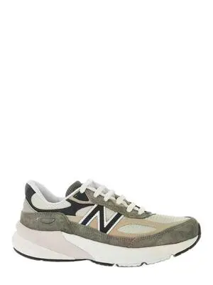 NEW BALANCE 990v6 Suede-panelled Sneakers Neutrals