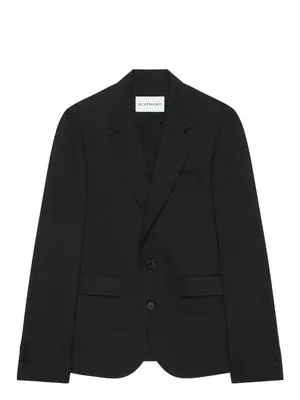 Givenchy Deconstructed Single-breasted Jacket - Black