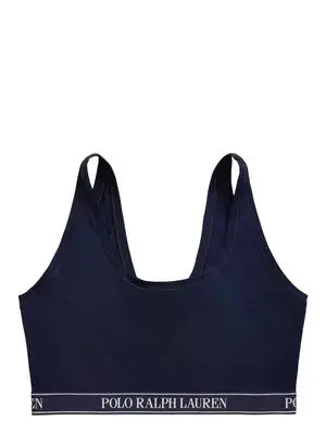 POLO RALPH LAUREN Logo-waistband Cropped Top