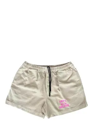 GALLERY DEPT. Zuma Logo Print Shorts - Neutrals