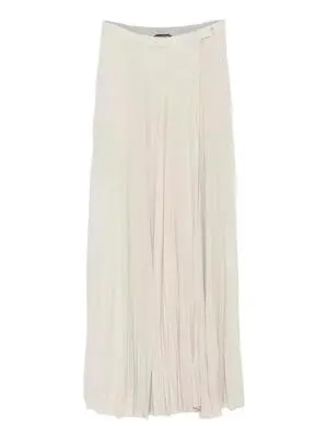 TOM FORD Pleated Maxi Skirt - Neutrals