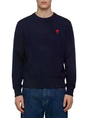 AMI Paris De Coeur Sweater - Blue