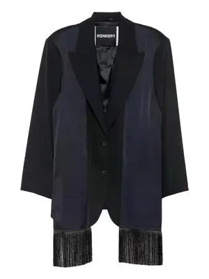 FRENKEN Fringe-trimmed Layered Jacket