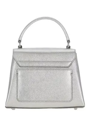 Furla Metallic-effect Top-handle Bag Silver