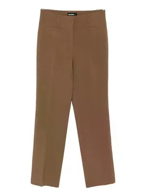 CAMBIO Ginger Straight-leg Trousers - Brown