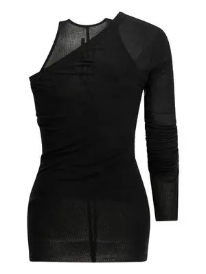 Rick Owens Rick Owens Asymmetrical Banana Top Black