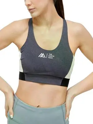 The North Face Mountain Athletics Cross-back Logo-print Sports Bra - Grey