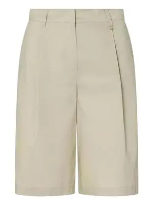 LIU JO LIU JO Poplin High-Rise Bermuda Shorts
