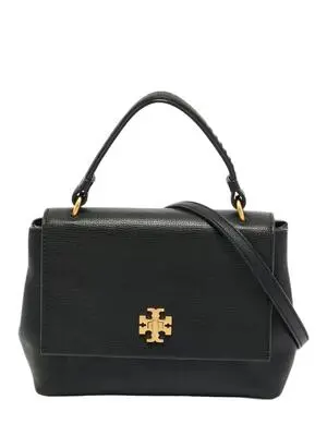 Tory Burch Leather Top Handle Bag - Black