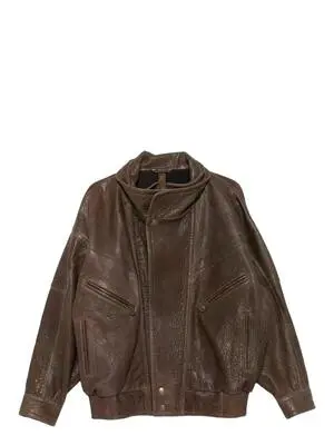 PETAR PETROV Grained Leather Jacket