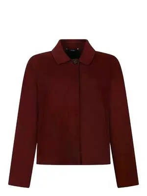 Max Mara Button-fastening Collar Jacket - Red